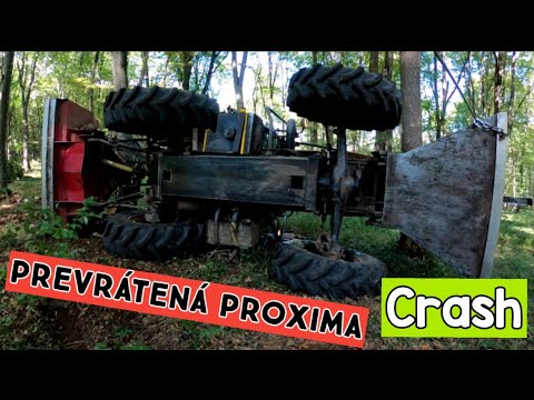 Prevrátený Zetor Proxima/Overturned tractor/Crash tractor/dangerous ...