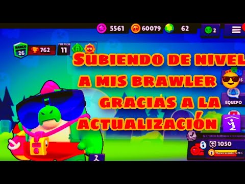 Subiendo de nivel a mis brawler despues de la actualización en Brawl ...