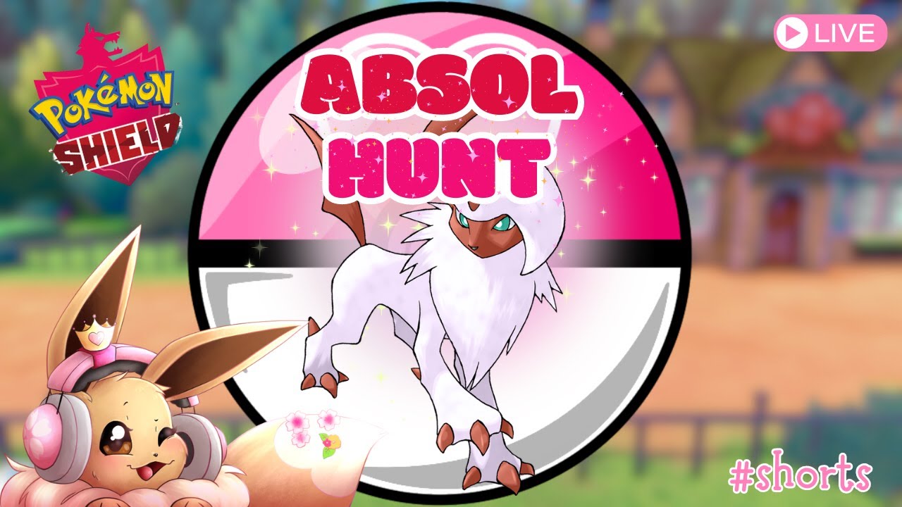 🔴LIVE! Absol masuda hunt! (HATCHED AT EGG 60!) | Pokémon Shield #shorts ...