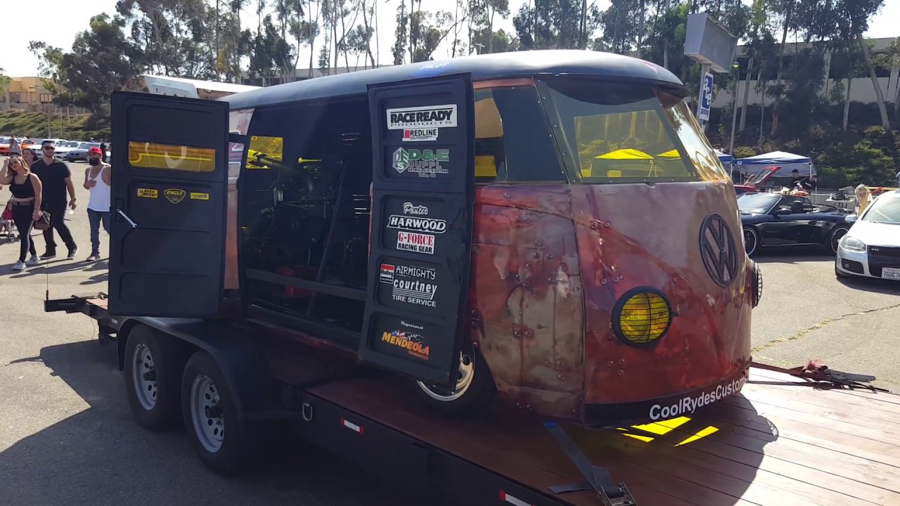 VW Drag Racing Van - YouTube