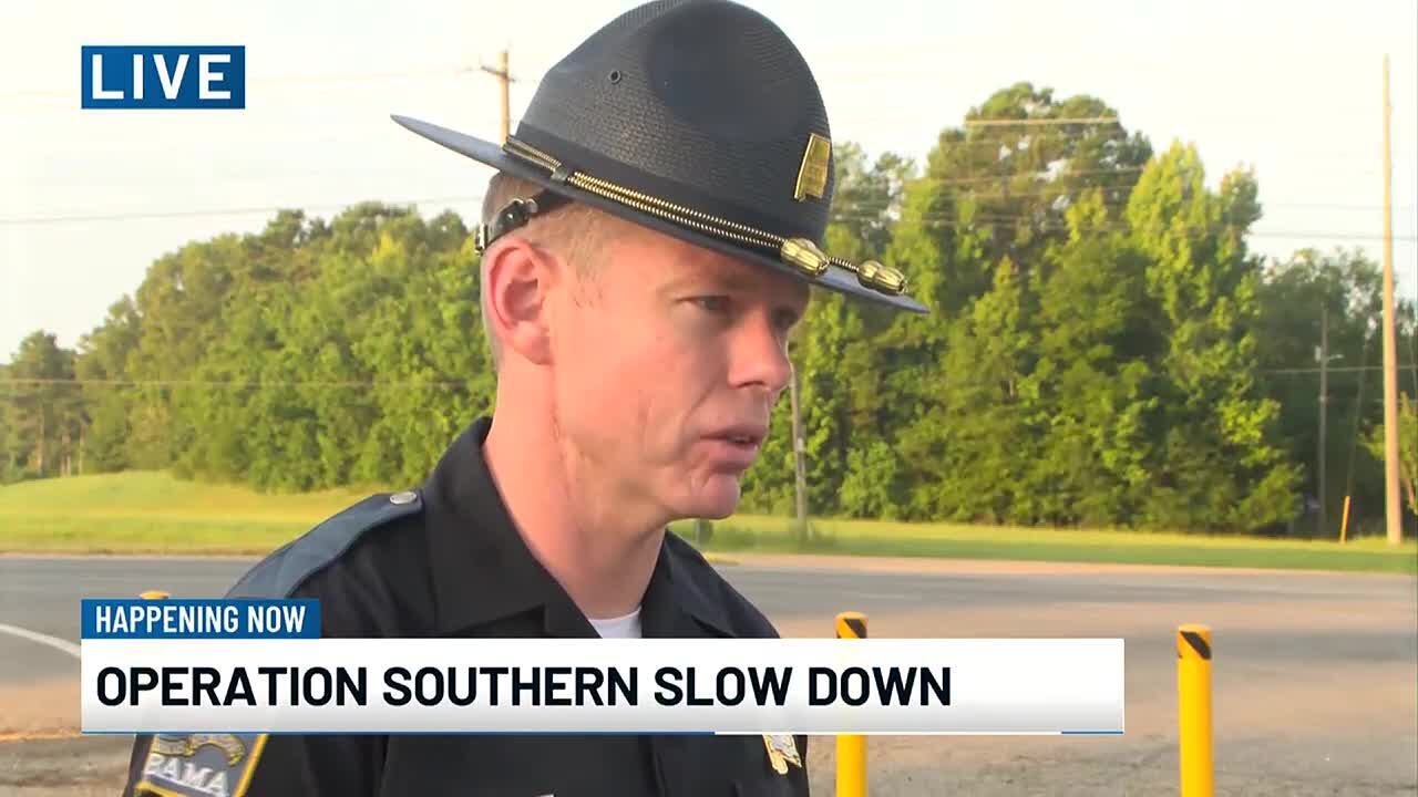 Operation Southern Slow Down targets speeders in several states - YouTube
