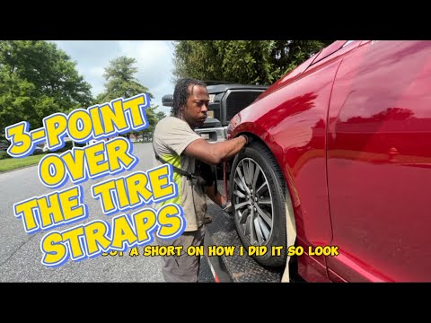 How to use 3 point over the tire strap - YouTube