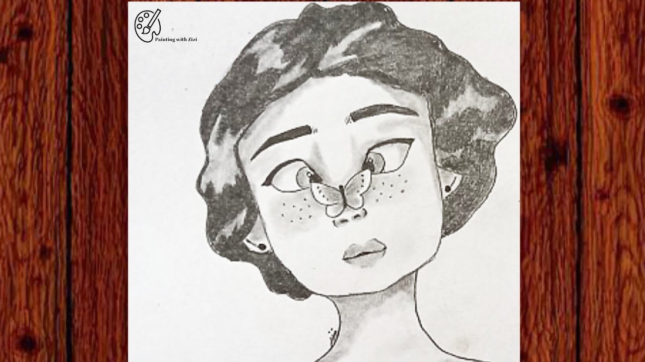 Girl's drawing:Easily draw this girly drawing with me#painting_with ...