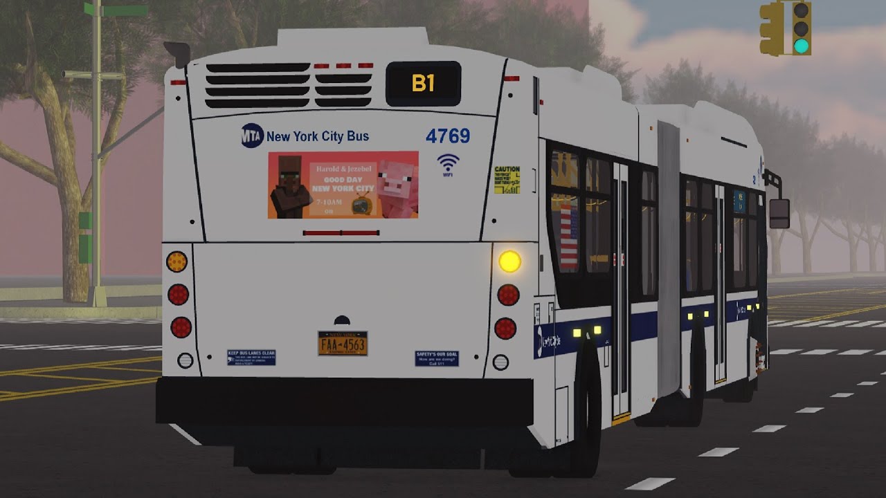 MTA New York City Bus (ROBLOX) 2012 New Flyer XD60 4764 on B1 towards ...