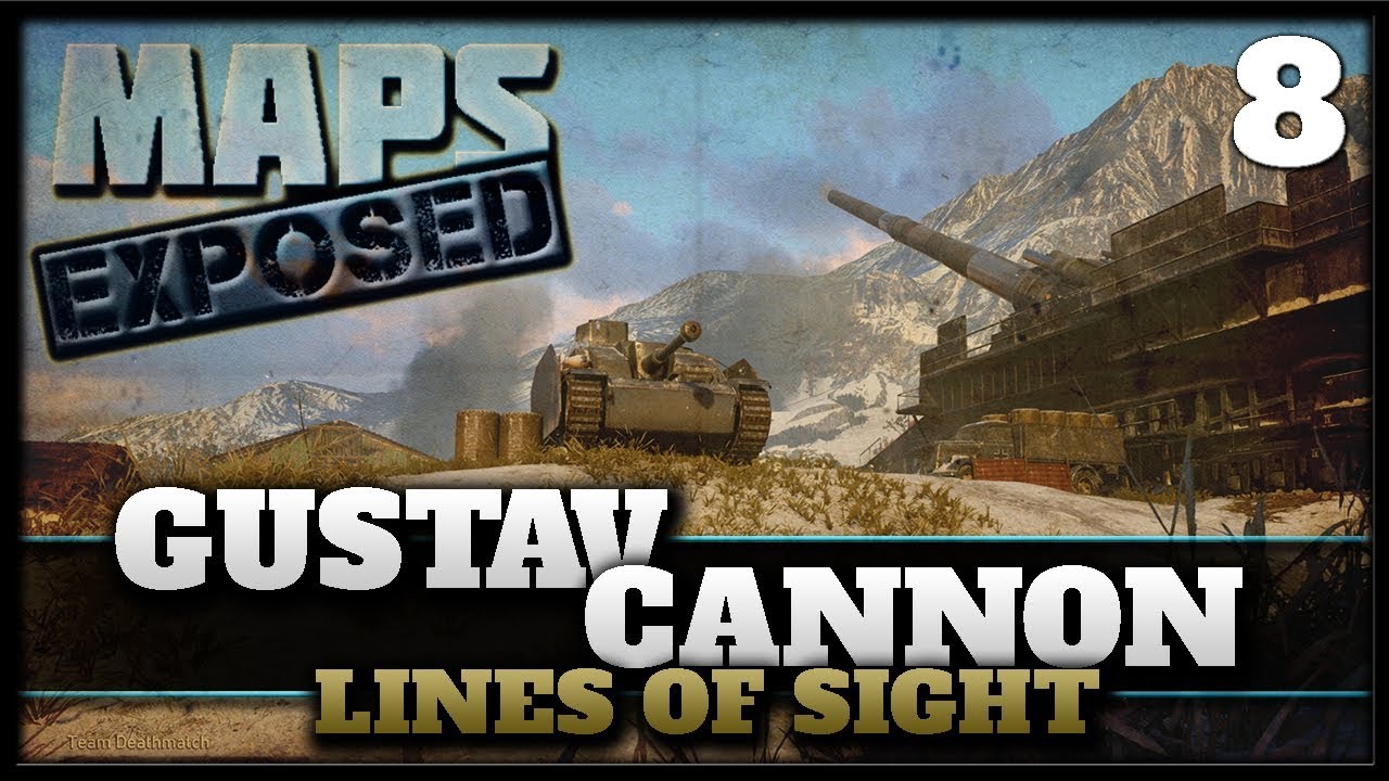 Gustav Cannon Lines of Sight & Secret Spots! | Cod WW2 Maps Exposed #8 ...