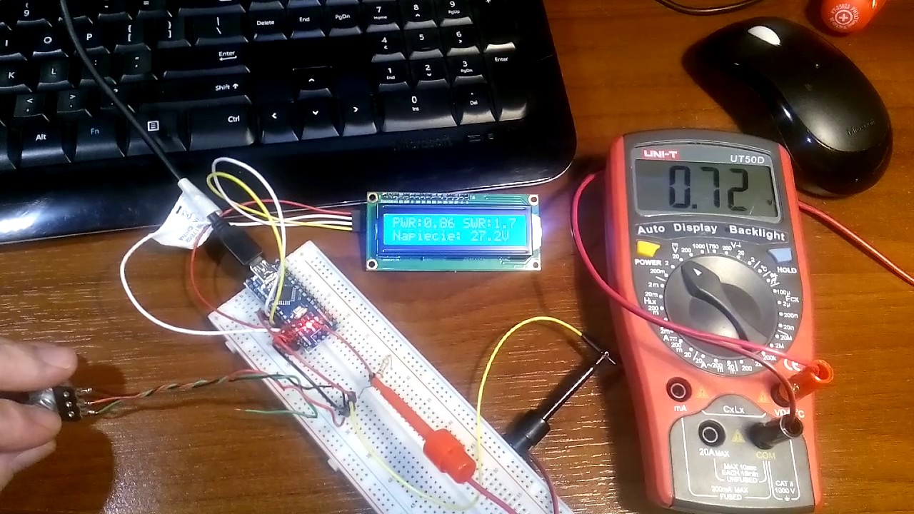 PWR & SWR test arduino - YouTube