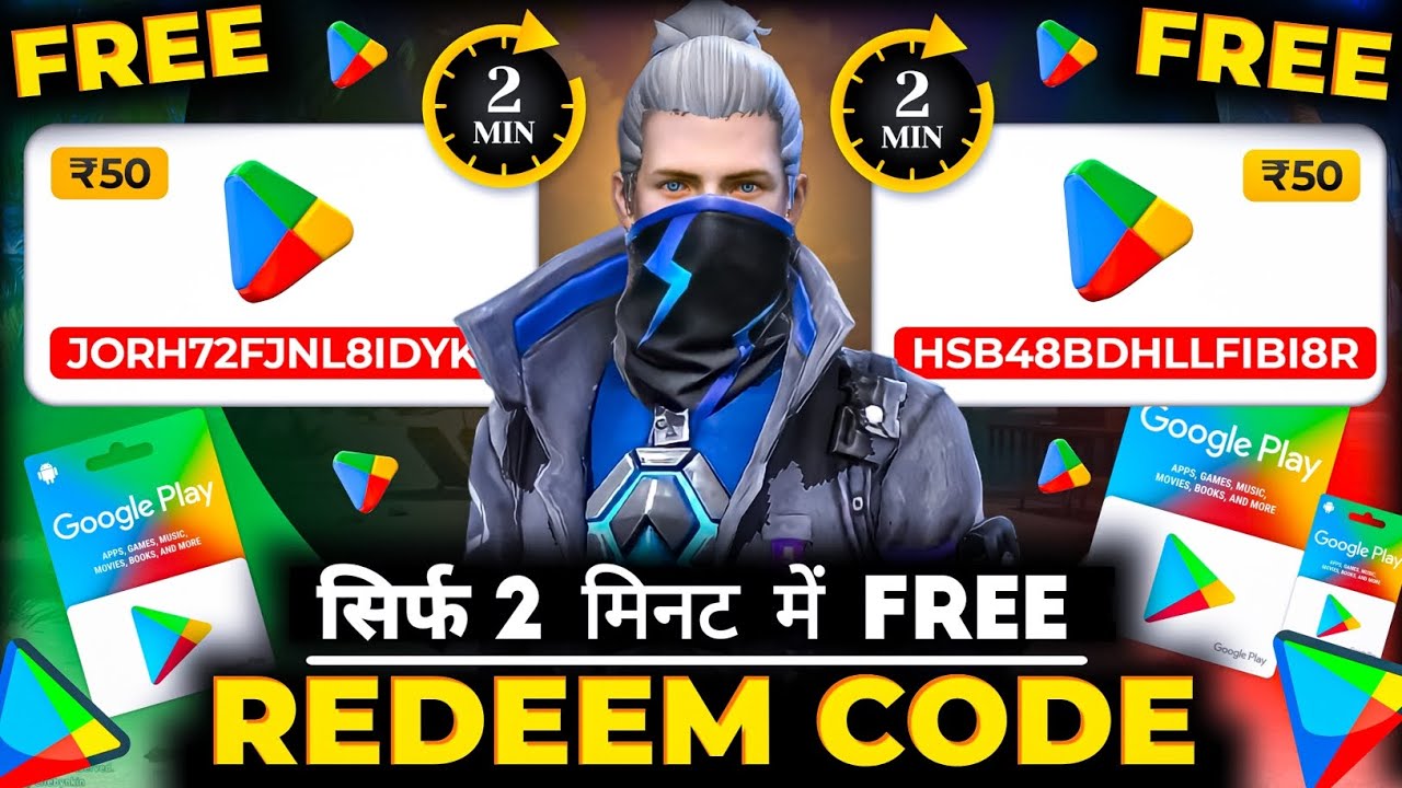 2 Minutes Me ₹50 Free Redeem Code | Best Google Play Redeem Code Apps ...