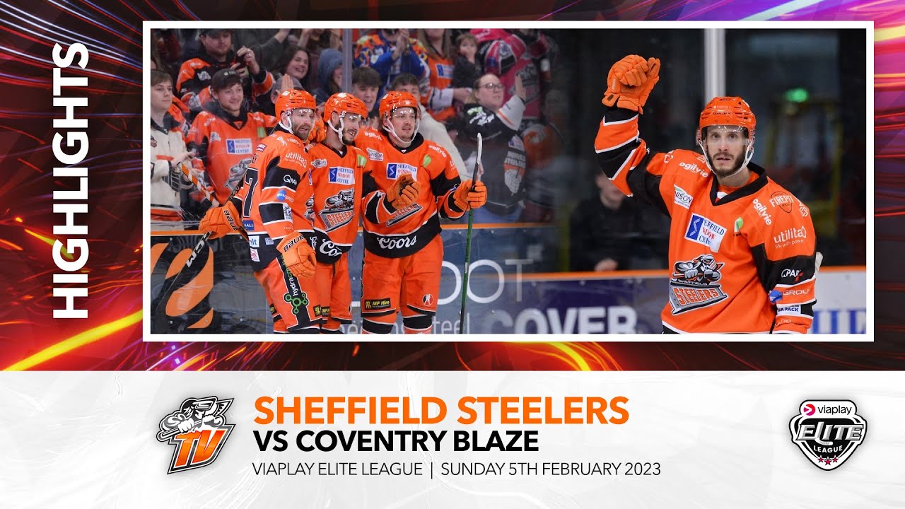 Sheffield Steelers v Coventry Blaze - EIHL - Sunday 5th February 2023 ...