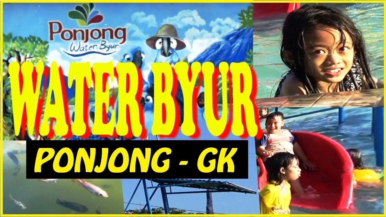 Indahnya WATER BYUR Ponjong, Wisata Air Sumber Ponjong, Gunungkidul ...