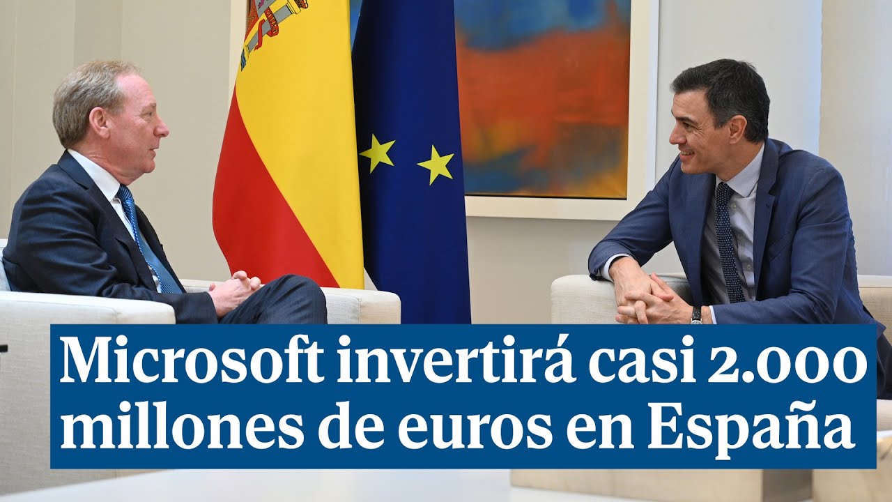 Microsoft invertirá casi 2.000 millones en España con nuevos centros de ...