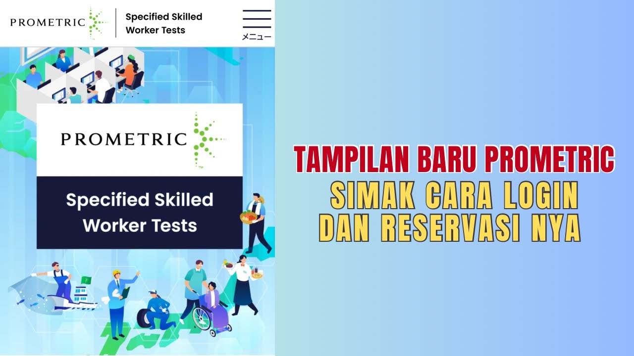 Cara daftar / Reservasi ujian JFT Basic atau SSW di prometric tampilan ...