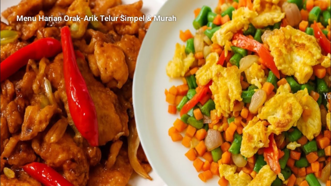 Menu Harian Orak-Arik Telur Simpel & Murah - YouTube