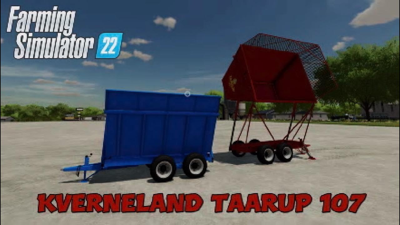 FS22 New Mod (console): Kverneland Taarup 107 | Mods in the spot(light ...