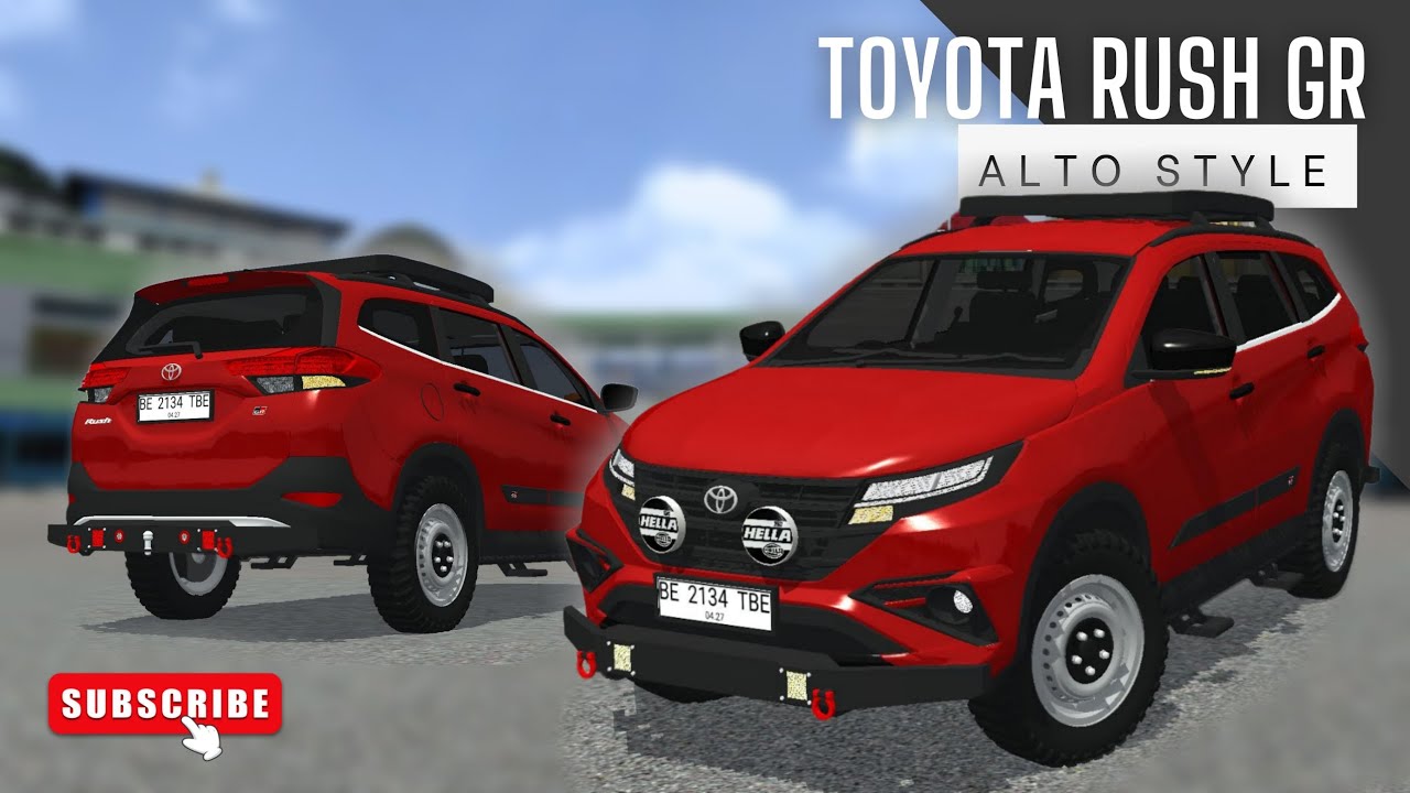 SHARE MOD BUSSID TOYOTA RUSH GR SPORT ALTO STYLE - YouTube