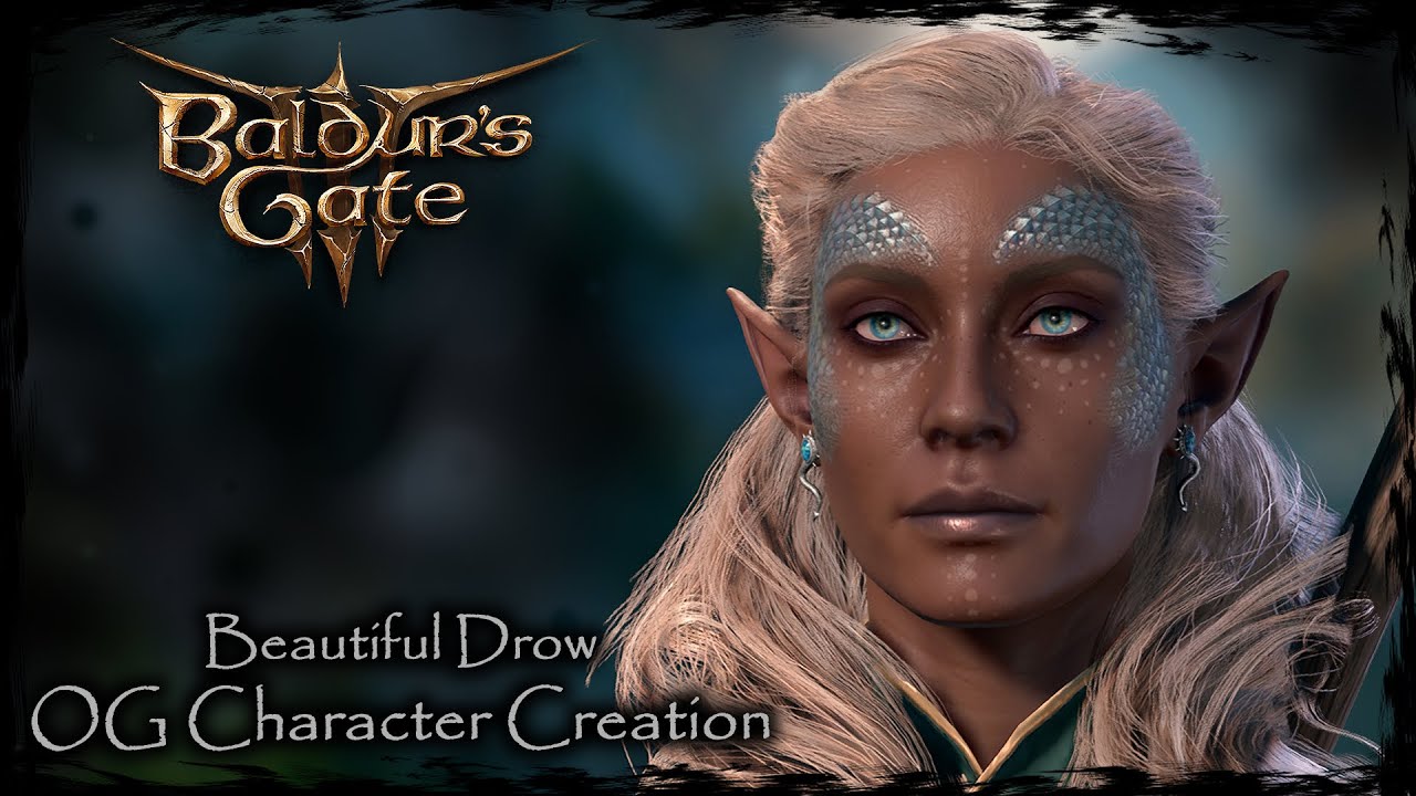 BALDUR'S GATE 3 || Beautiful Drow [Original Character #294] - Female ...