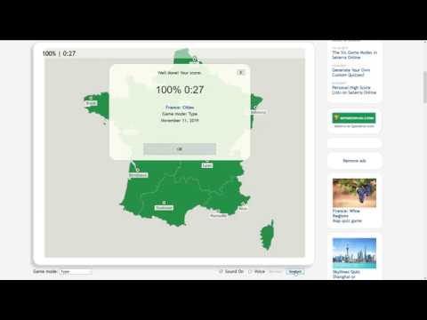 Seterra - France: Cities - Type - 27s - YouTube