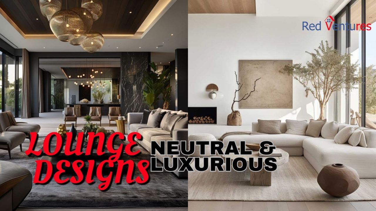Elegant & Neutral Lounge Designs For Sophisticated Living - YouTube
