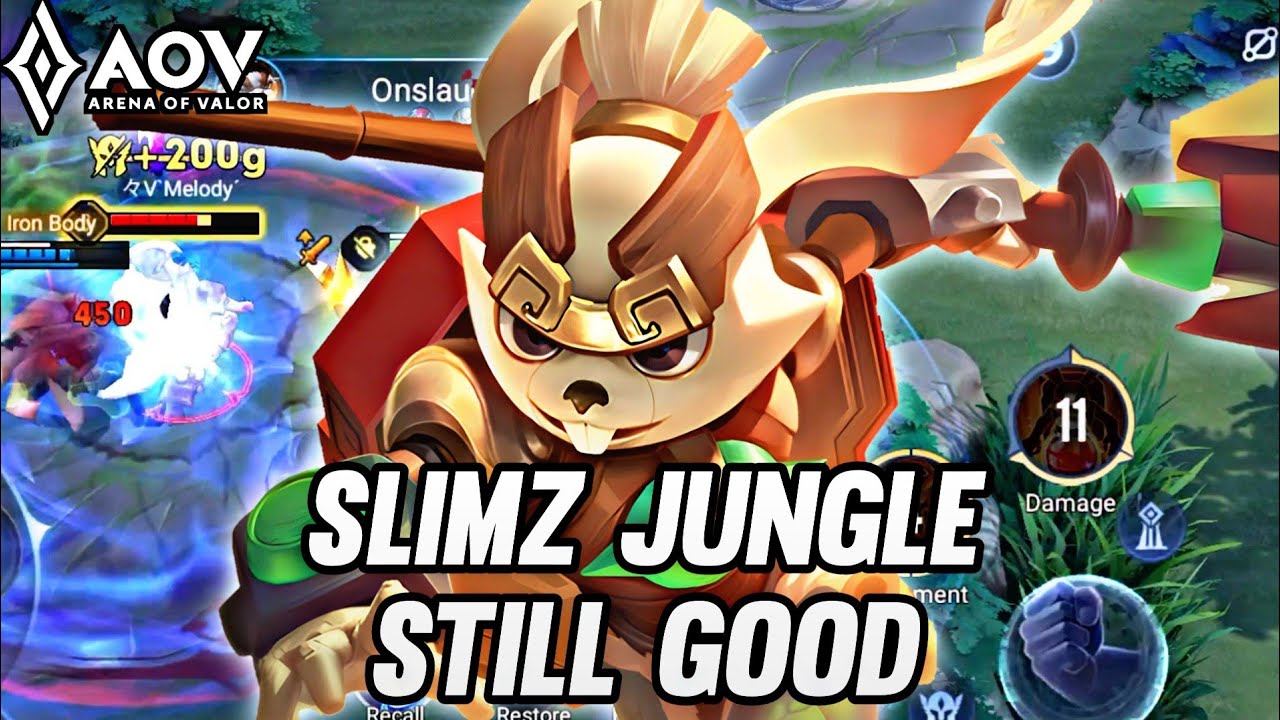 SLIMZ PRO GAMEPLAY | SLIMZ JUNGLE - ARENA OF VALOR - YouTube