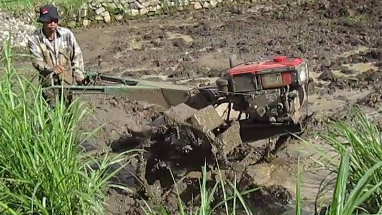 Yanmar Two Wheel Tractor Diesel Engine Plow - YouTube