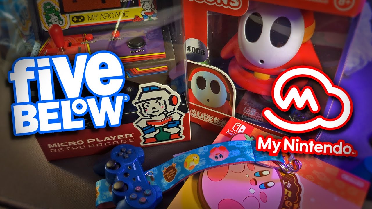 My Nintendo & Five Below Unboxing… also it's ASMR style? - YouTube