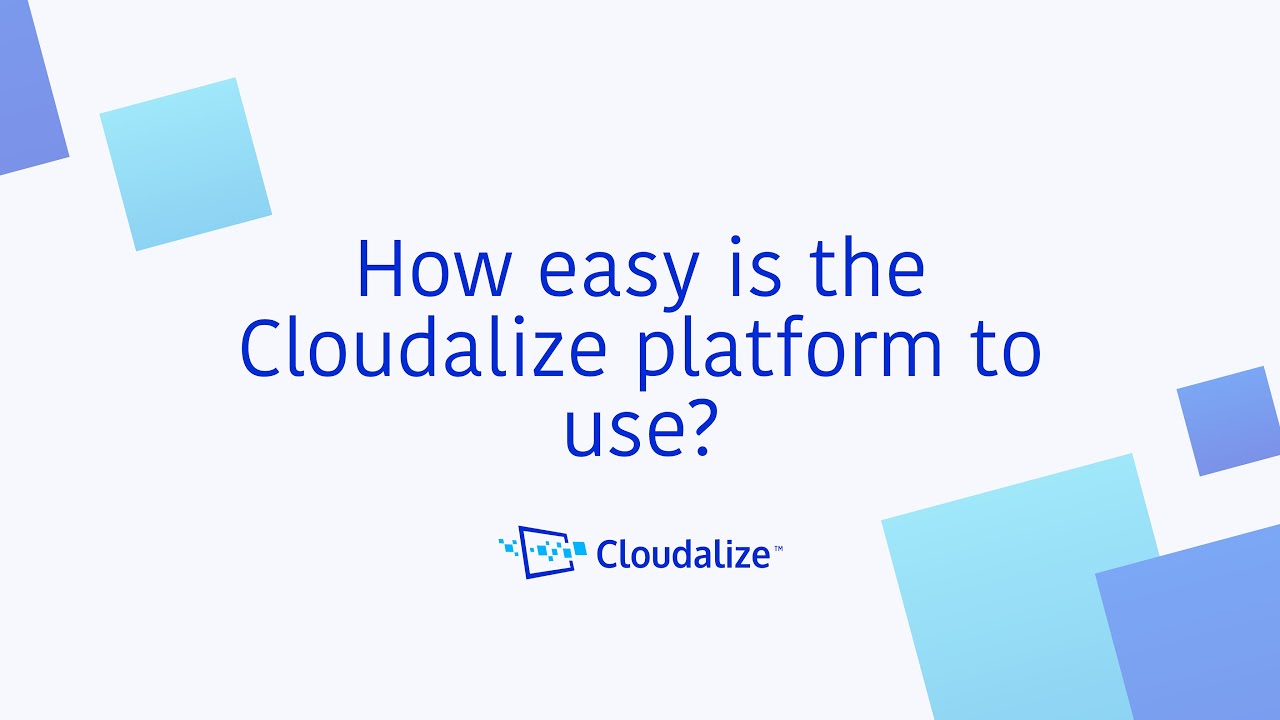 How easy is the Cloudalize platform to use? - YouTube
