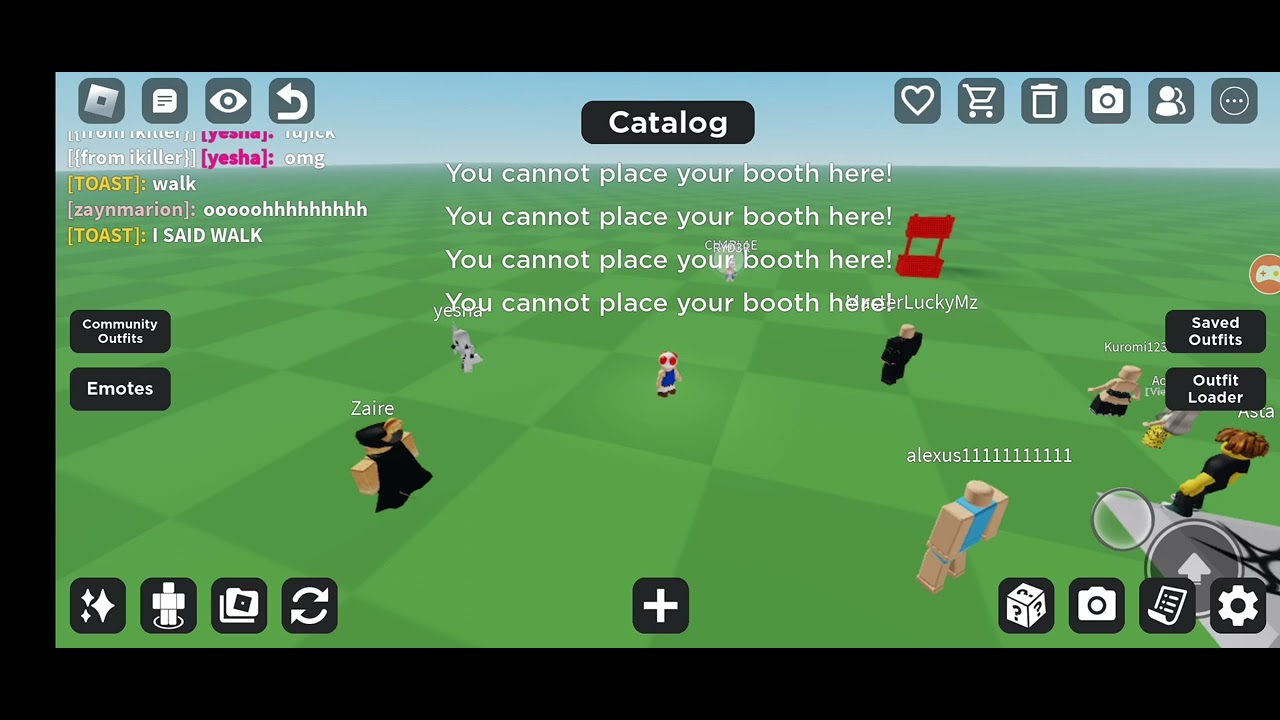 You cannot place your booth here! - YouTube