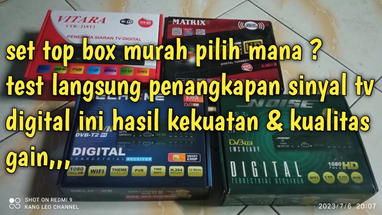 set top box murah pilih mana ? uji kekuatan penerimaan sinyal tv ...