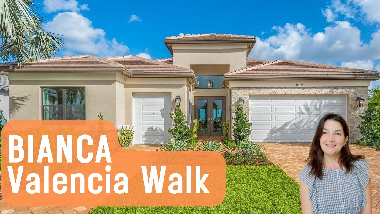 NEW CONSTRUCTION HOME TOUR IN FLORIDA - BIANCA MODEL IN VALENCIA WALK ...