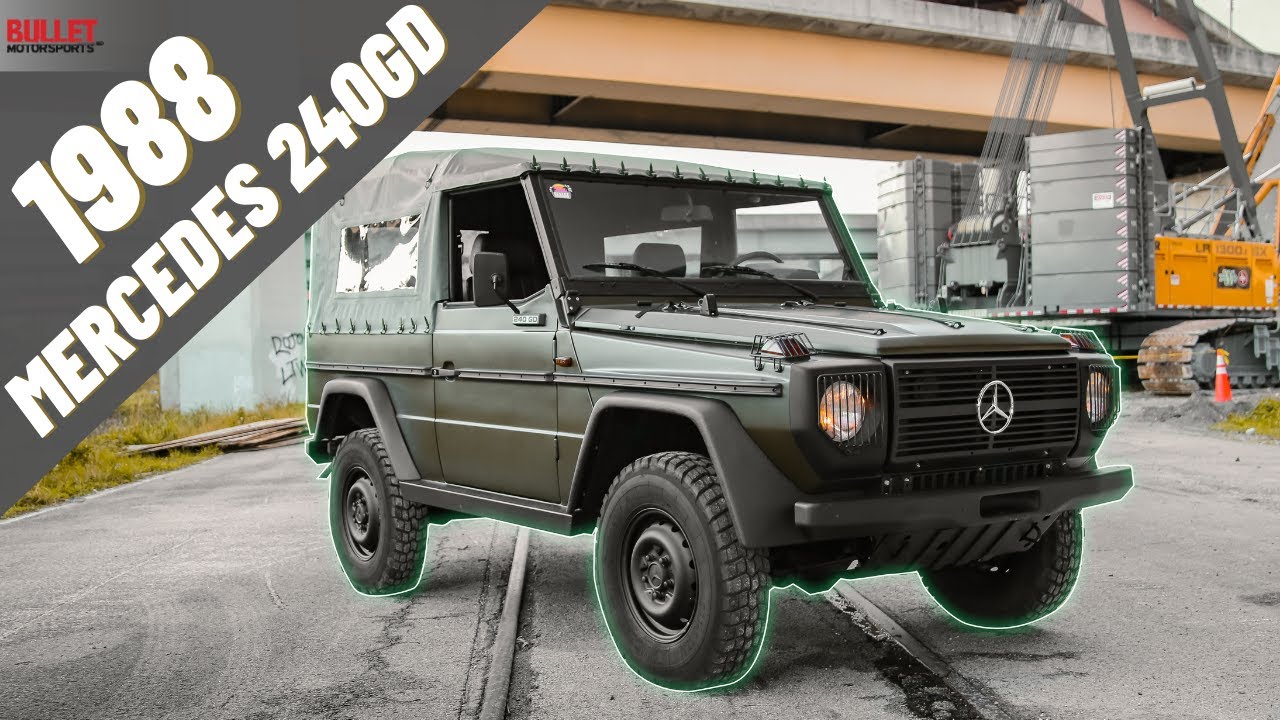Off Roading In A Military 1988 Mercedes 240GD, SAND TRIALS | REVIEW ...
