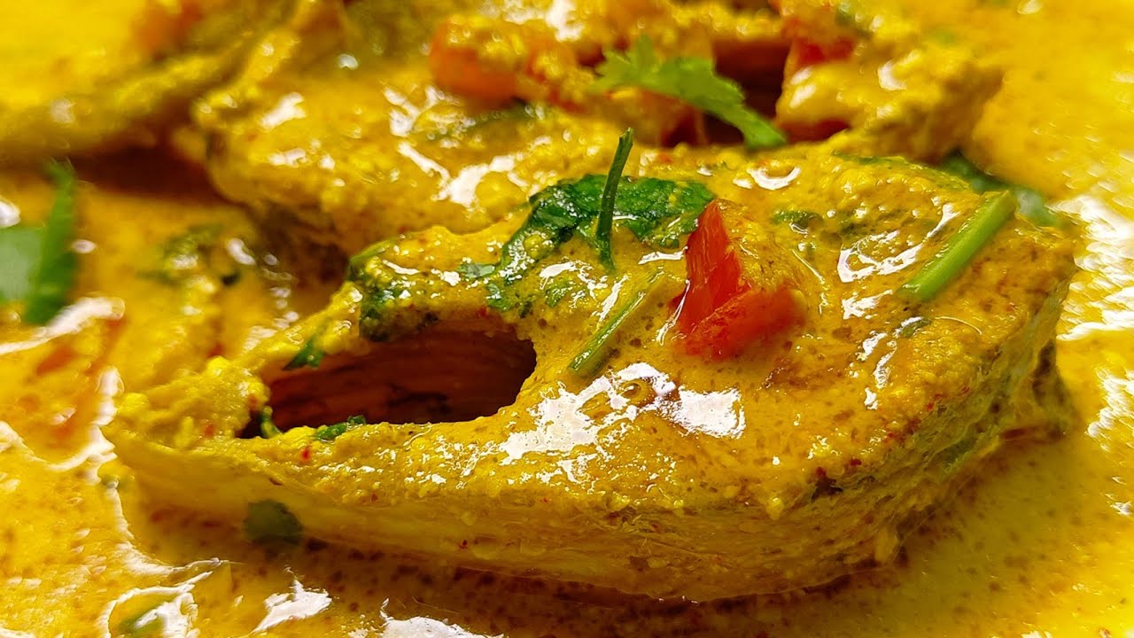 Kancha Ilisha Fish Curry |Dahi Hilisha Fish|Curd Fish Curry | Easy To ...