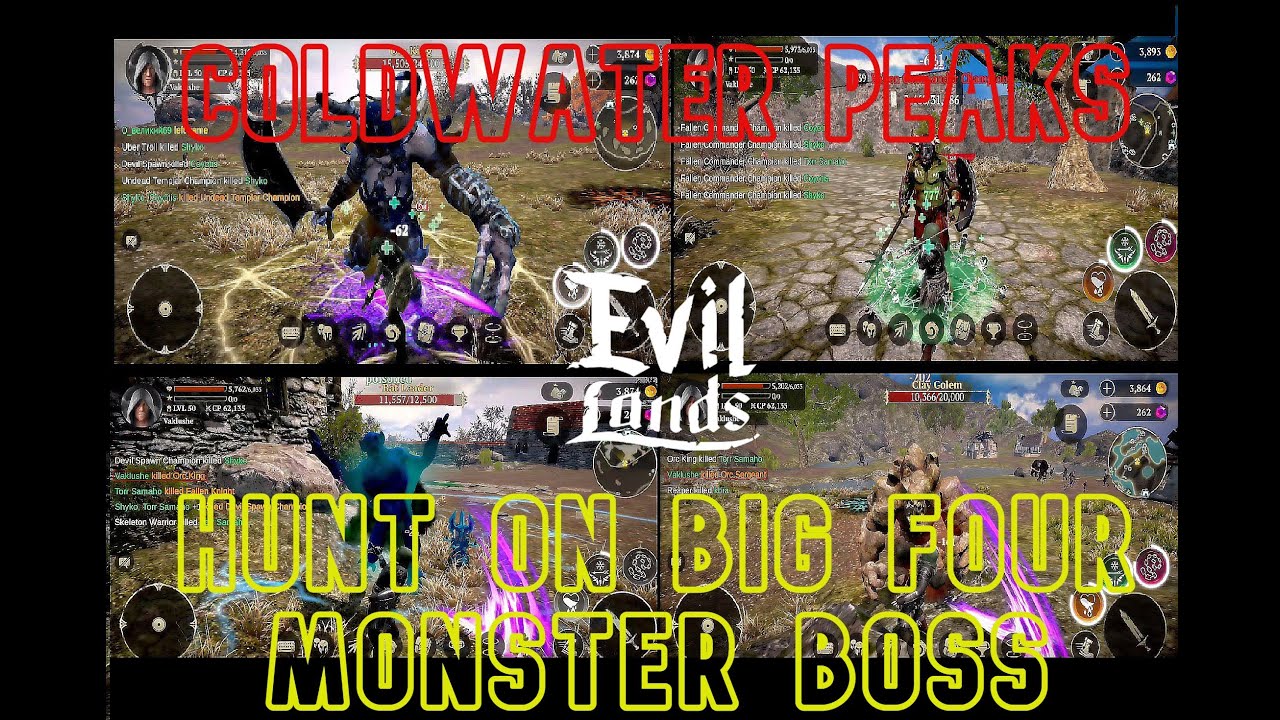 EVIL LANDS | MISSION TO ELIMINATE THE EVIL BOSSES | COLDWATER PEAKS ...