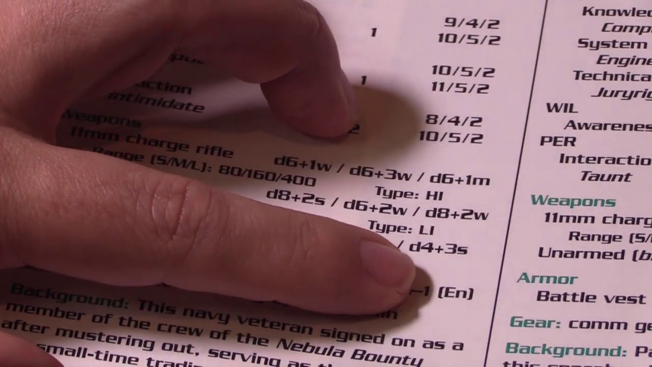Alternity TSR RPG - ep1 Dice Rules (by Black Belt Gaming) - YouTube