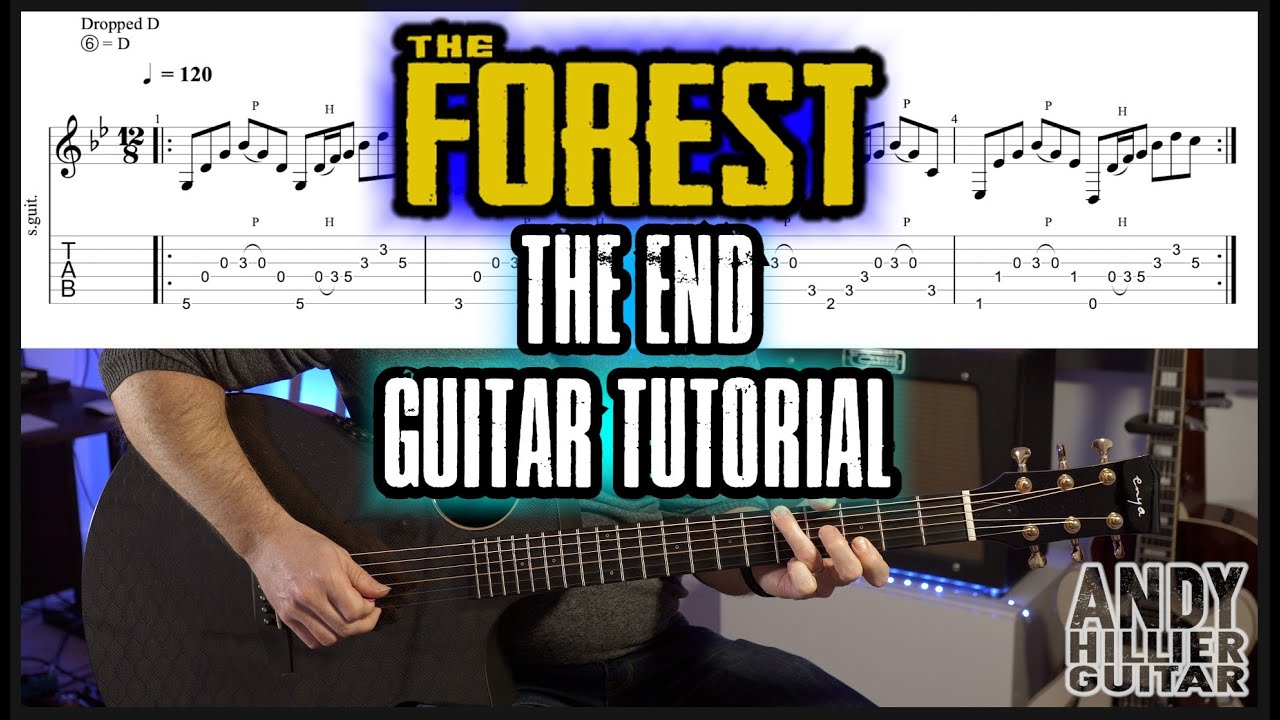 How to play The Forest The End Guitar Tutorial - YouTube