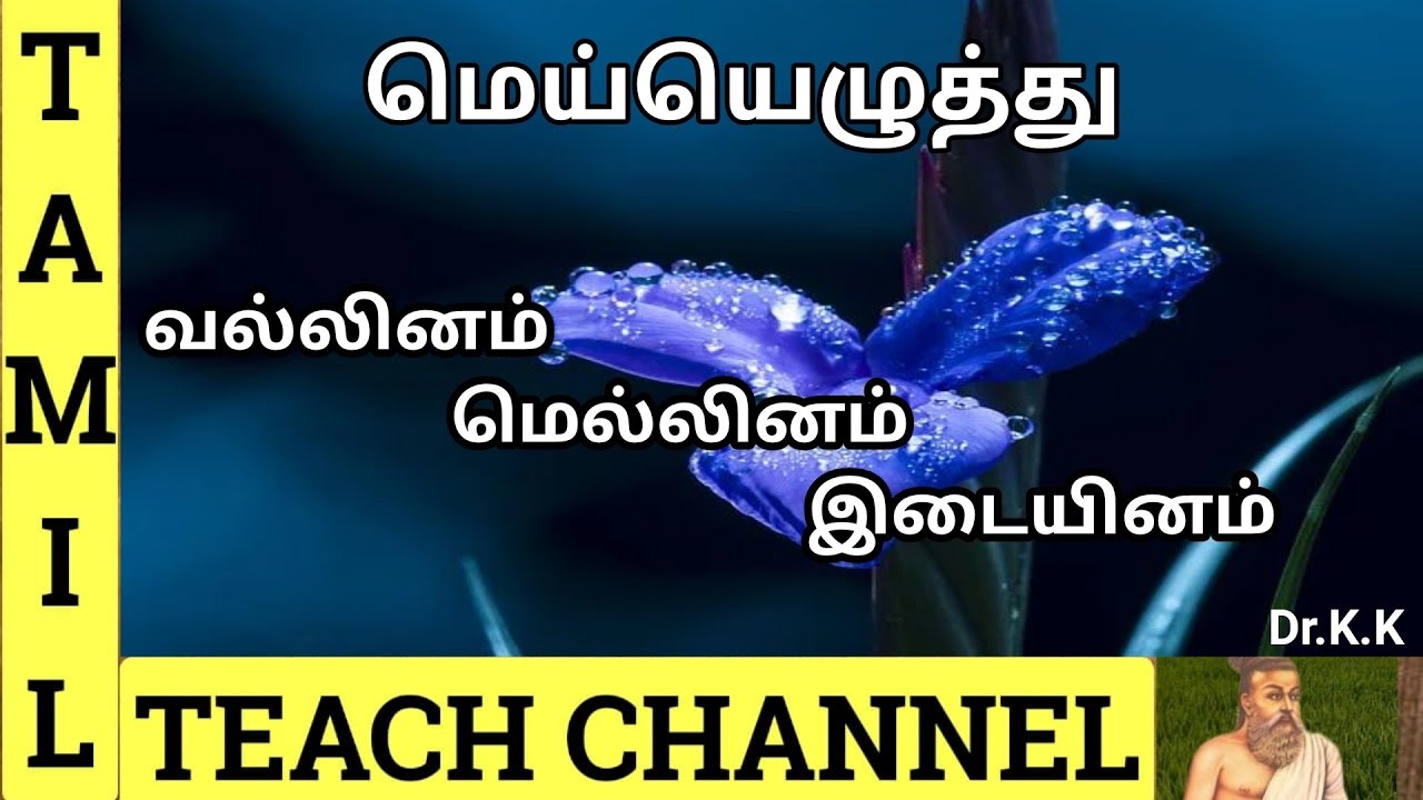 மெய்யெழுத்து ( வல்லினம், மெல்லினம், இடையினம்) # MEYEZHUTHU (VALLINAM ...