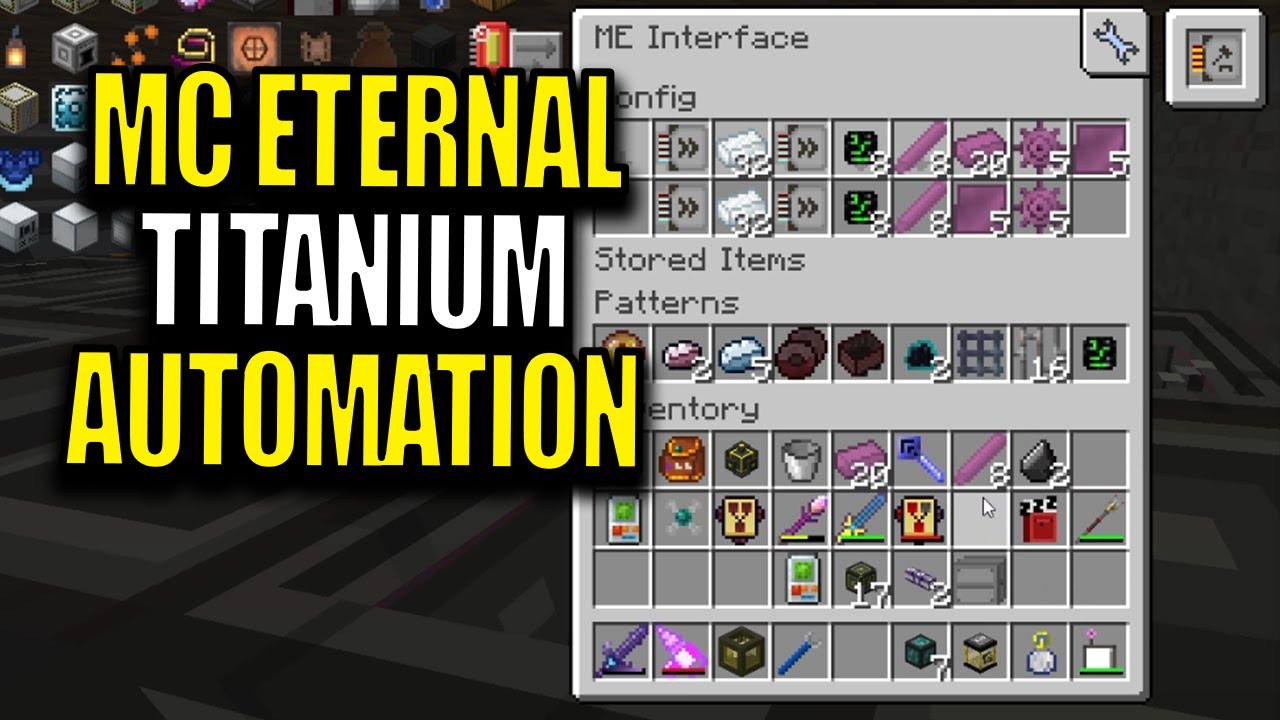 Minecraft MC Eternal Modpack Chapter 2 Ep 109 - Titanium Automation ...