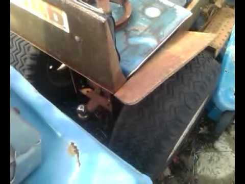 Ford 120 lawn garden tractor - YouTube