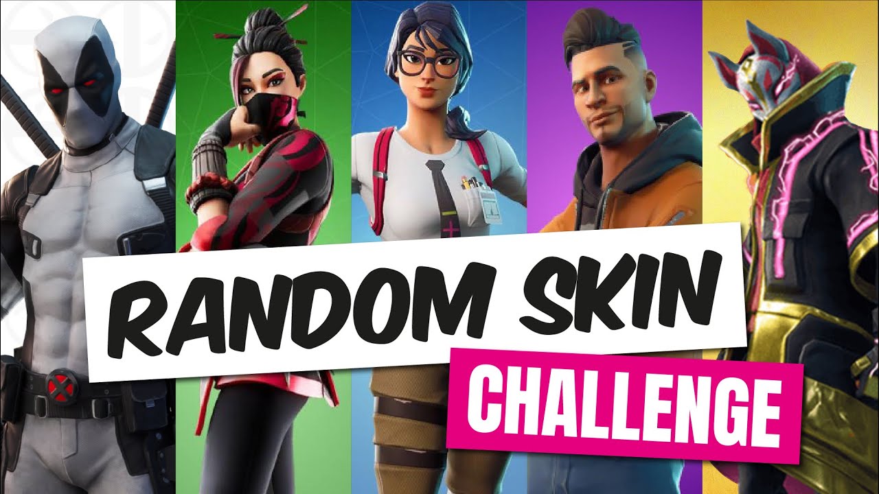 The random skin challenge - YouTube