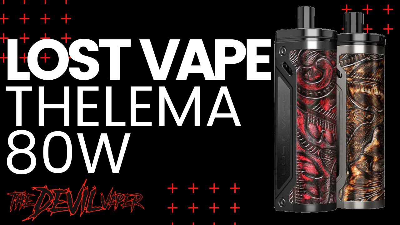 LOST VAPE THELEMA 80W AIO Review - What A Kit!! - YouTube