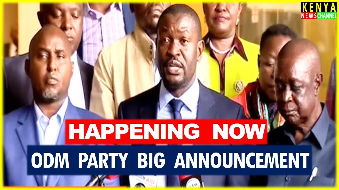 LIVE - ODM Party to announce Next Move on 2027 Elections from Kisumu ...