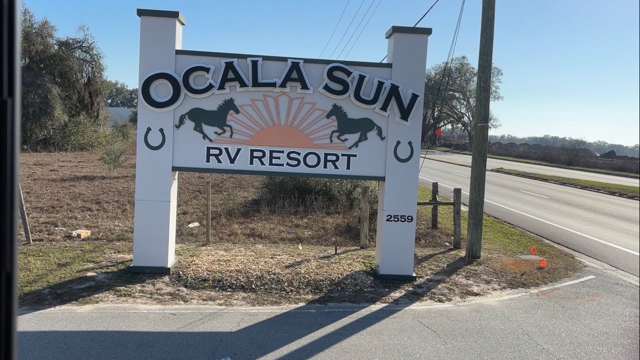 Ocala Sun RV Resort, Ocala, Florida - YouTube