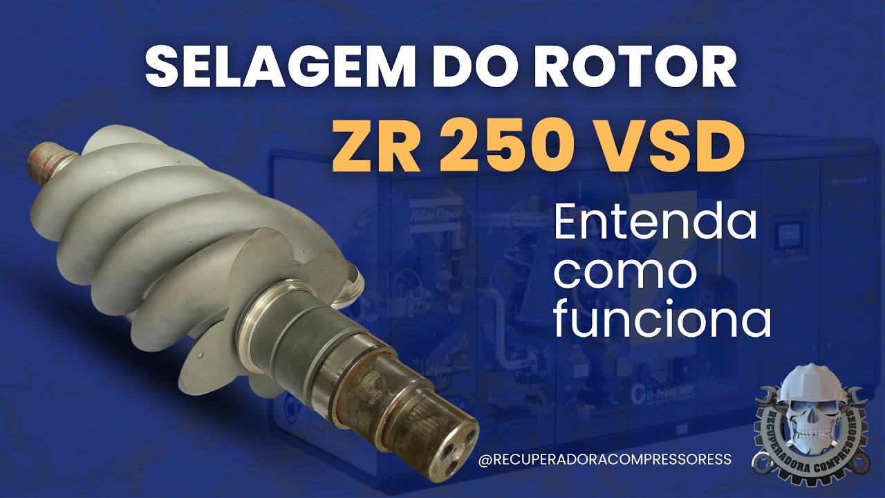 Selagem Compressor modelo ZR 250 VSD - YouTube