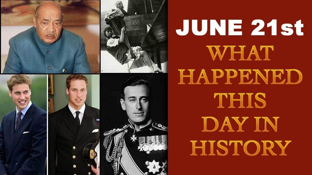 June 21st Here Is A Look At Some Major Events That Took Place On This june-21st-here-is-a-look-at-some-major-events-that-took-place-on-this