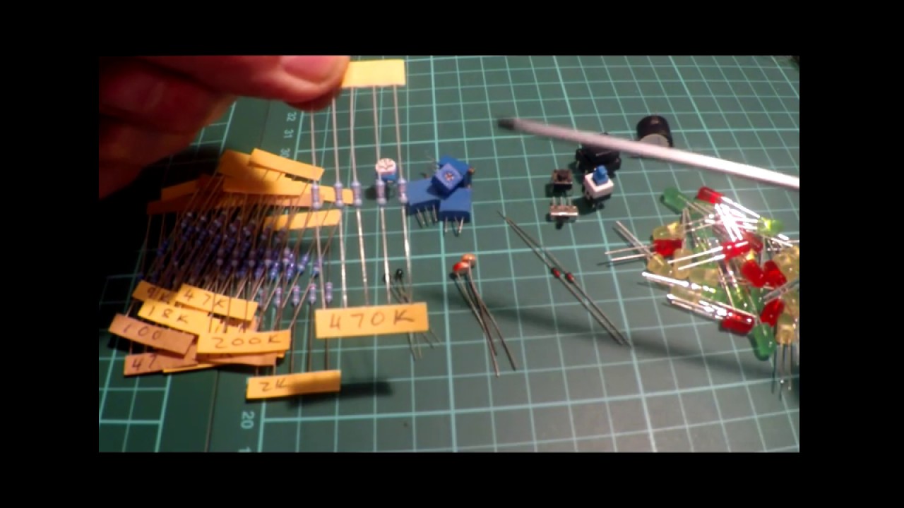 Breadboard Electronics Components - YouTube