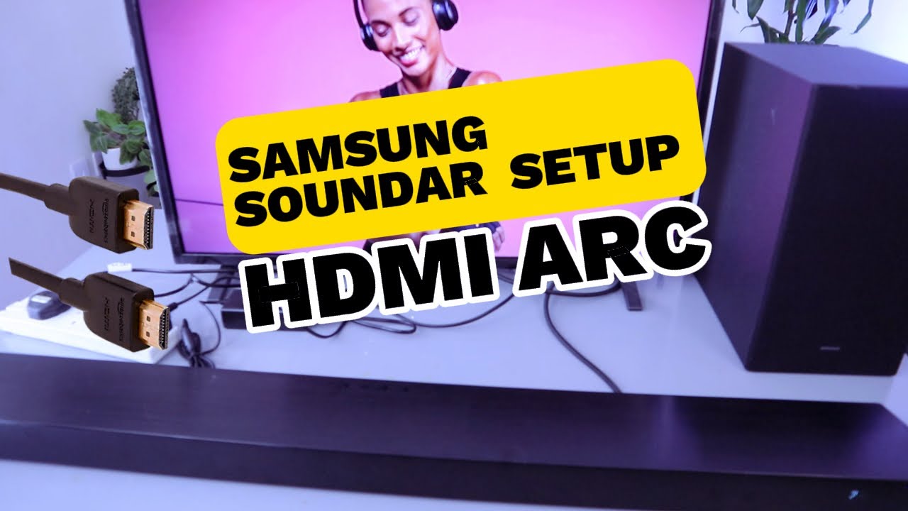 Samsung B750D Soundbar Setup To LG TV With HDMI ARC| How To Setup ...
