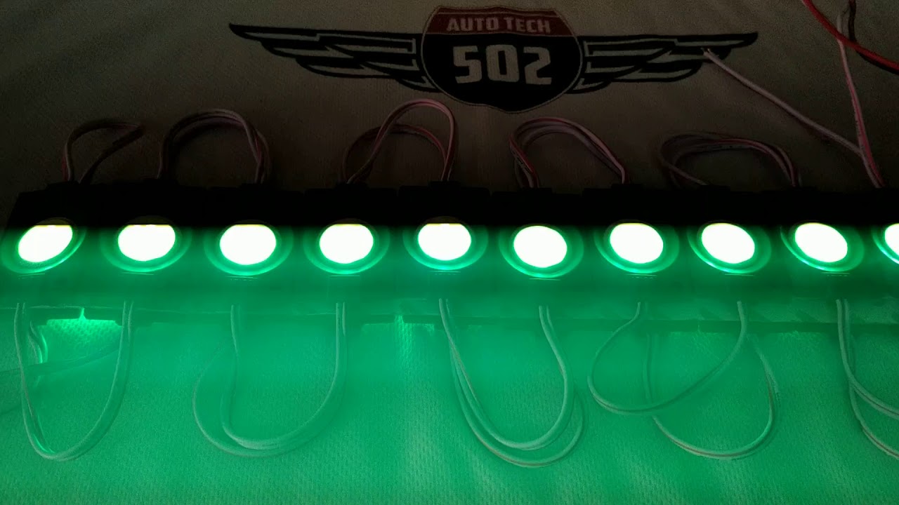 Luces LED Verdes - YouTube