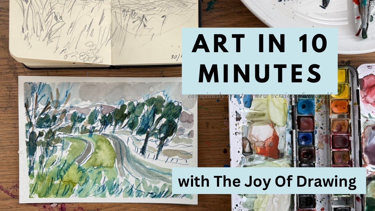 Art in 10 minutes - with The Joy of Drawing - YouTube
