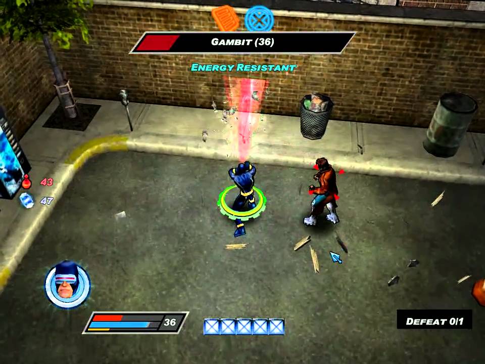 Cyclops vs Gambit - YouTube