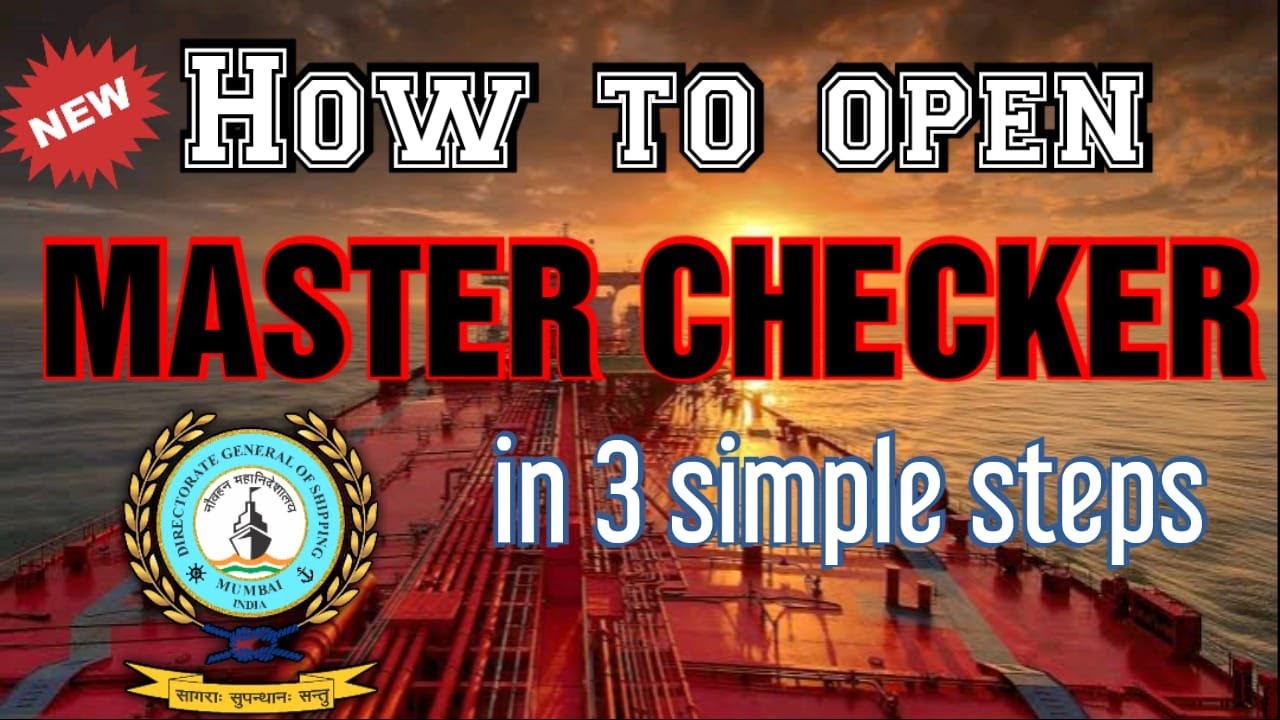 How to open MASTER CHECKER - YouTube