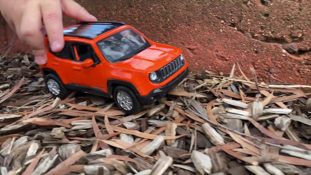 Lucas driving the Jeep toy - YouTube