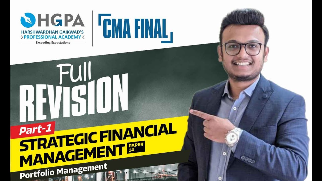 CMA FINAL SFM MARATHON | PORTFOLIO MANAGEMENT | CMA FINAL NEW EXAM ...